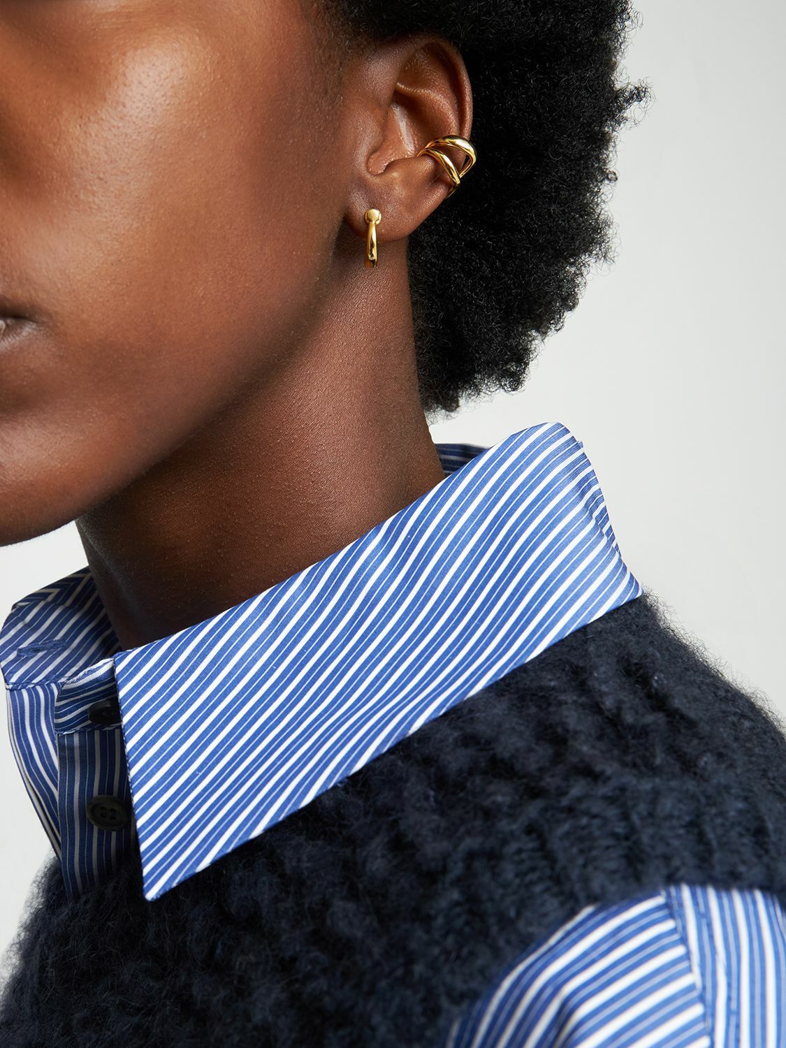 MARIA BLACK - Malik 8 Huggie Mono Earring Maria Black