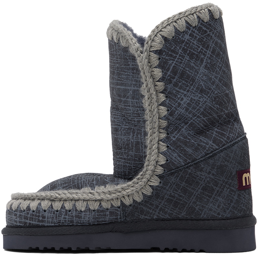 Mou Blue 24 Shearling Boots Mounser