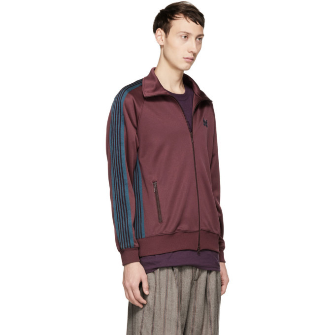 Needles Purple Smooth Butterfly Track Jacket Needles