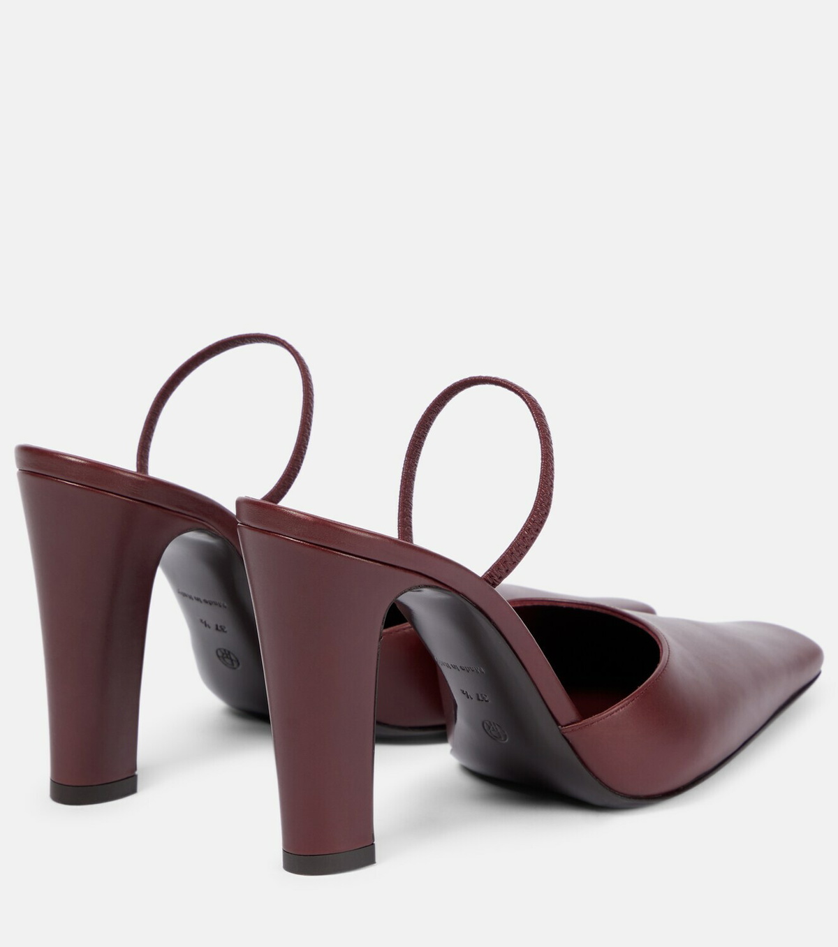 The Row Leather slingback pumps The Row