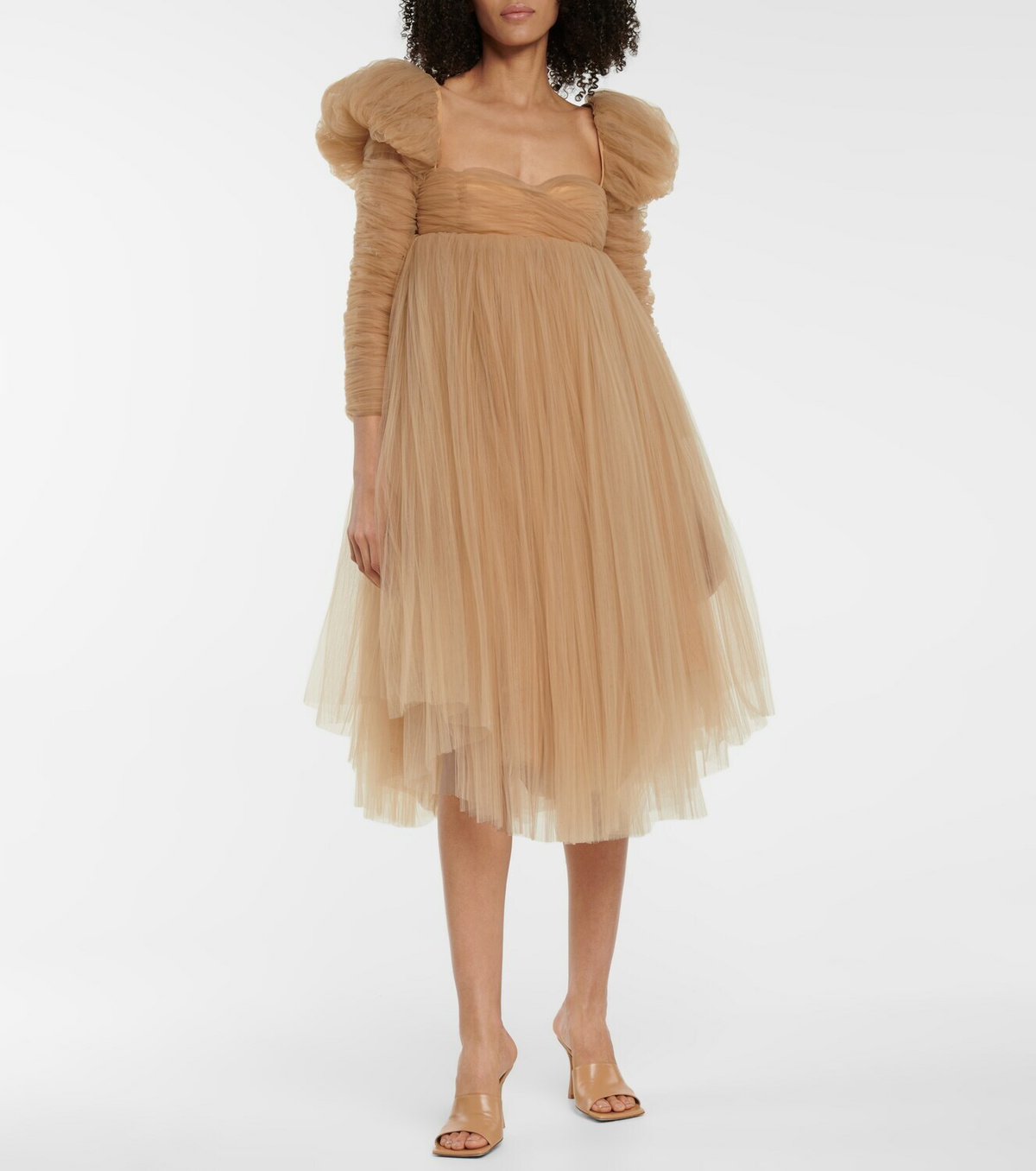 Khaite - Trisha pleated tulle minidress Khaite