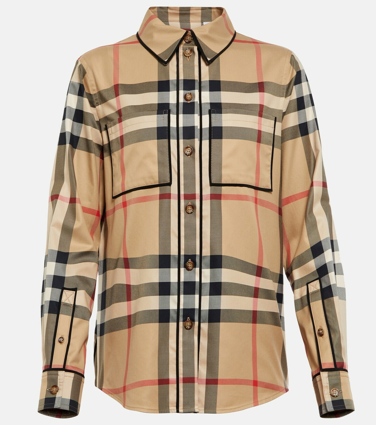 Burberry - Checked cotton shirt Burberry