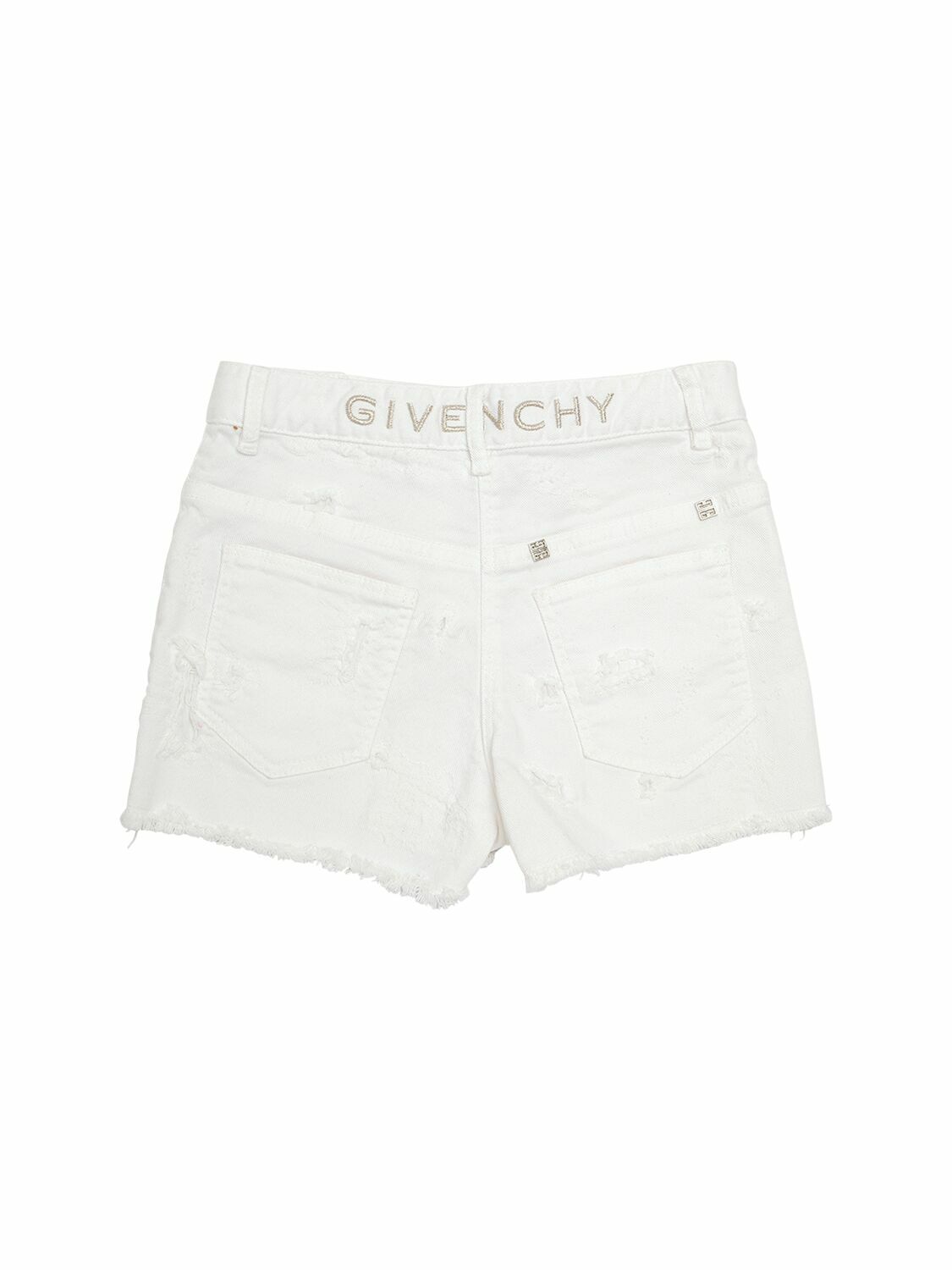 GIVENCHY Cotton Blend Twill Shorts Givenchy