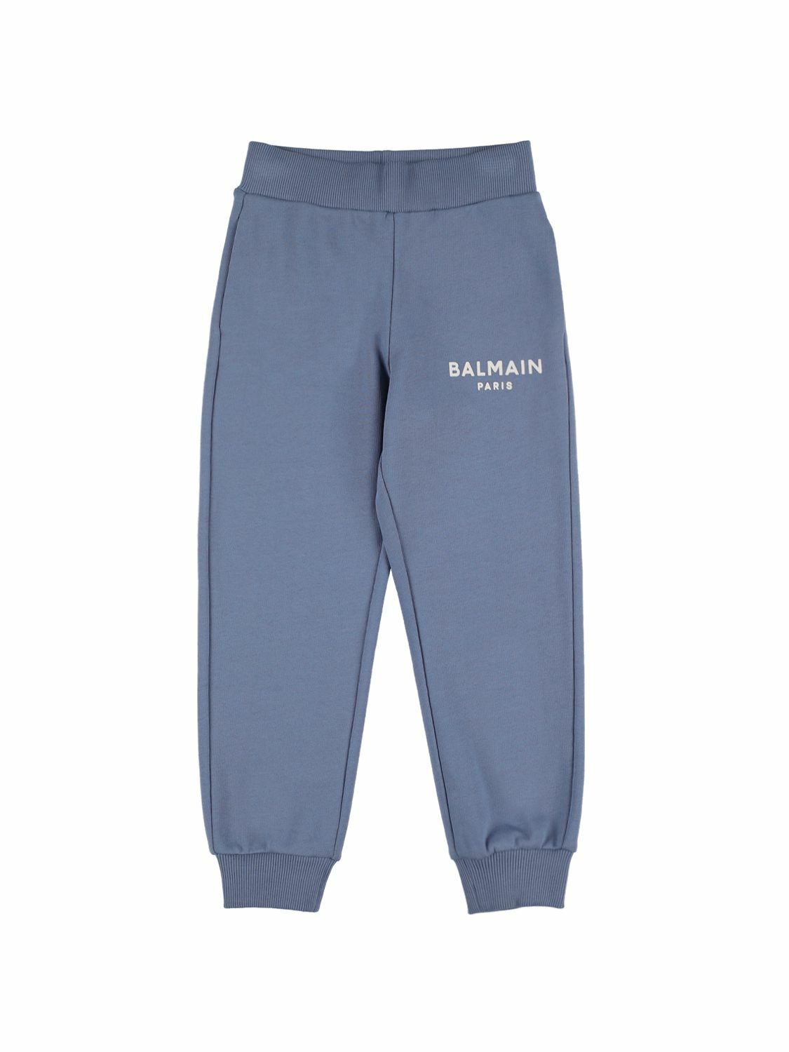 BALMAIN Organic Cotton Sweatpants with logo Balmain