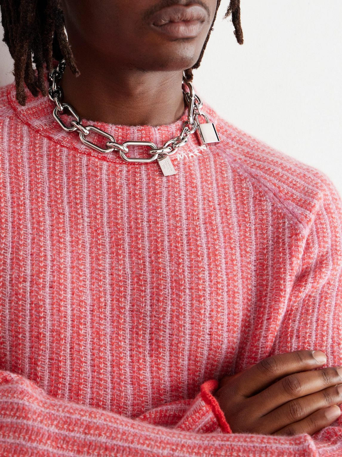 Acne Studios - Ainlock Silver-Tone Chain Necklace Acne Studios