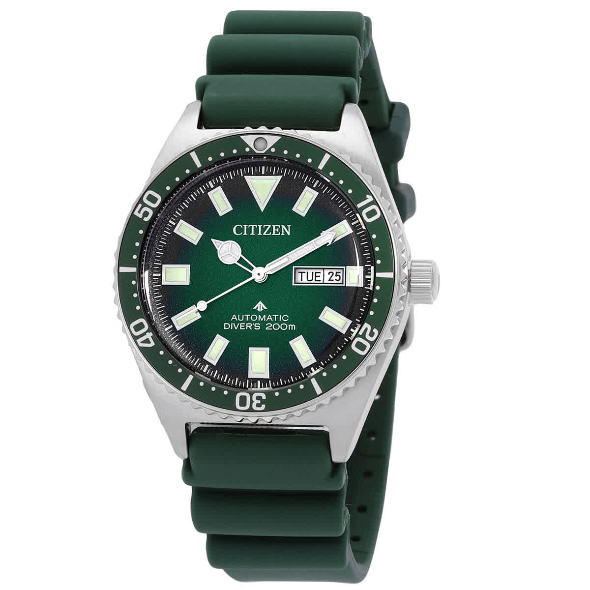 Citizen Promaster Automatic Green Dial Mens Watch NY0121-09X Citizen