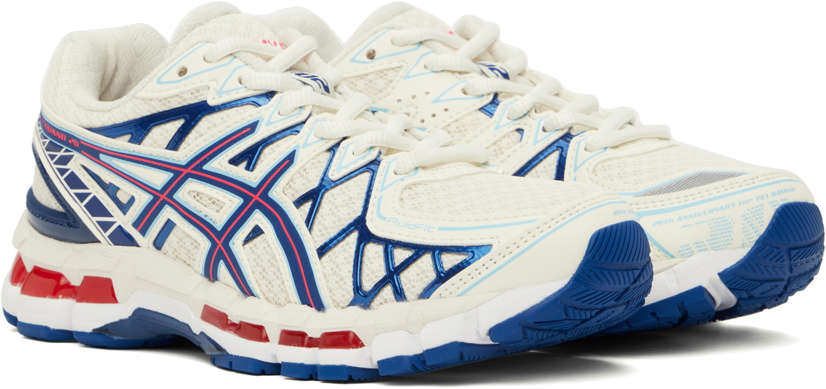 Asics Off-White & Blue GEL-KAYANO 20 Sneakers ASICS