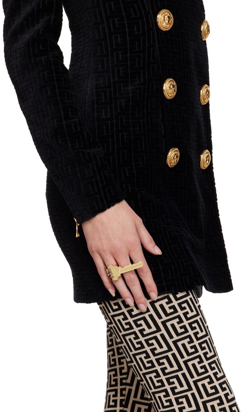 Balmain Gold Key Ring Balmain