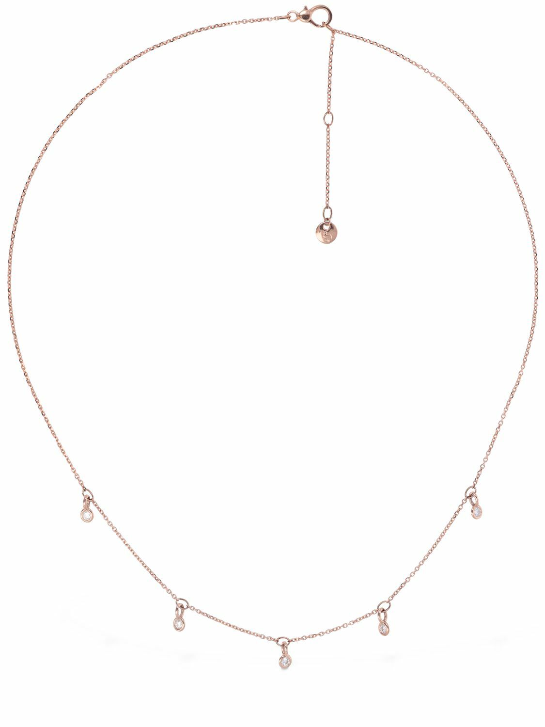 DODO - 9kt Rose Gold & Diamond Necklace Dodo