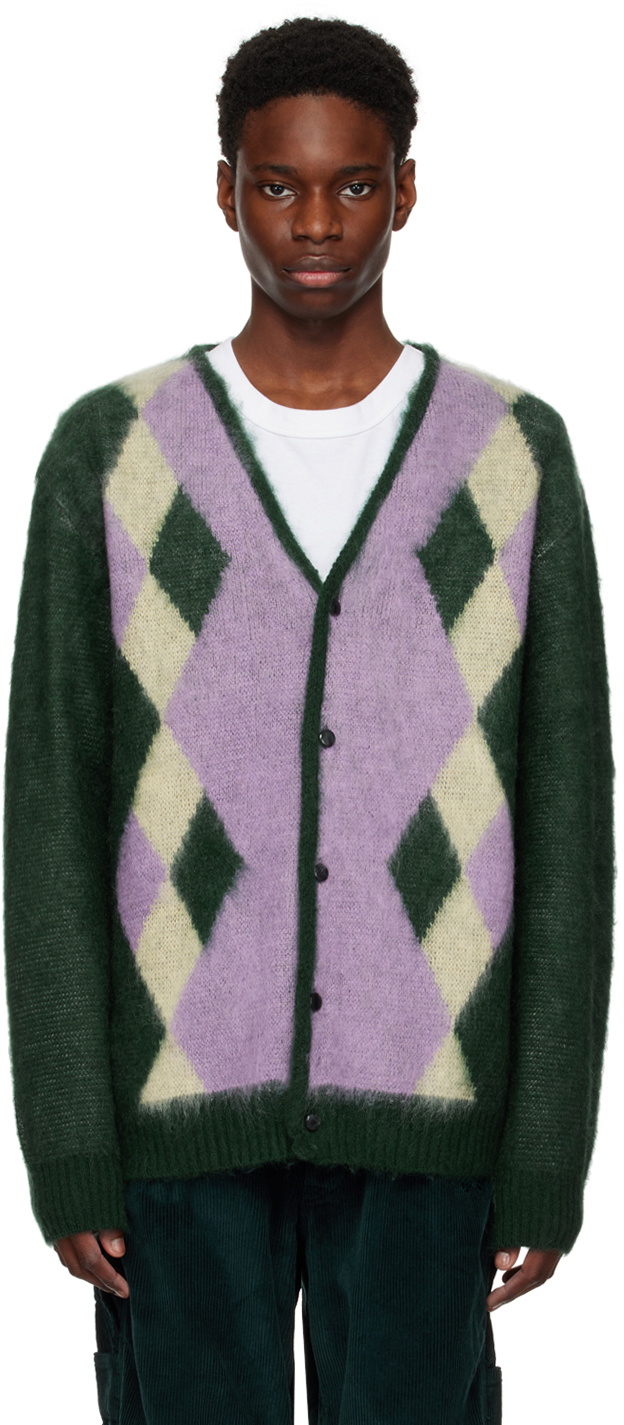 NEEDLES Green Diamond Cardigan Needles