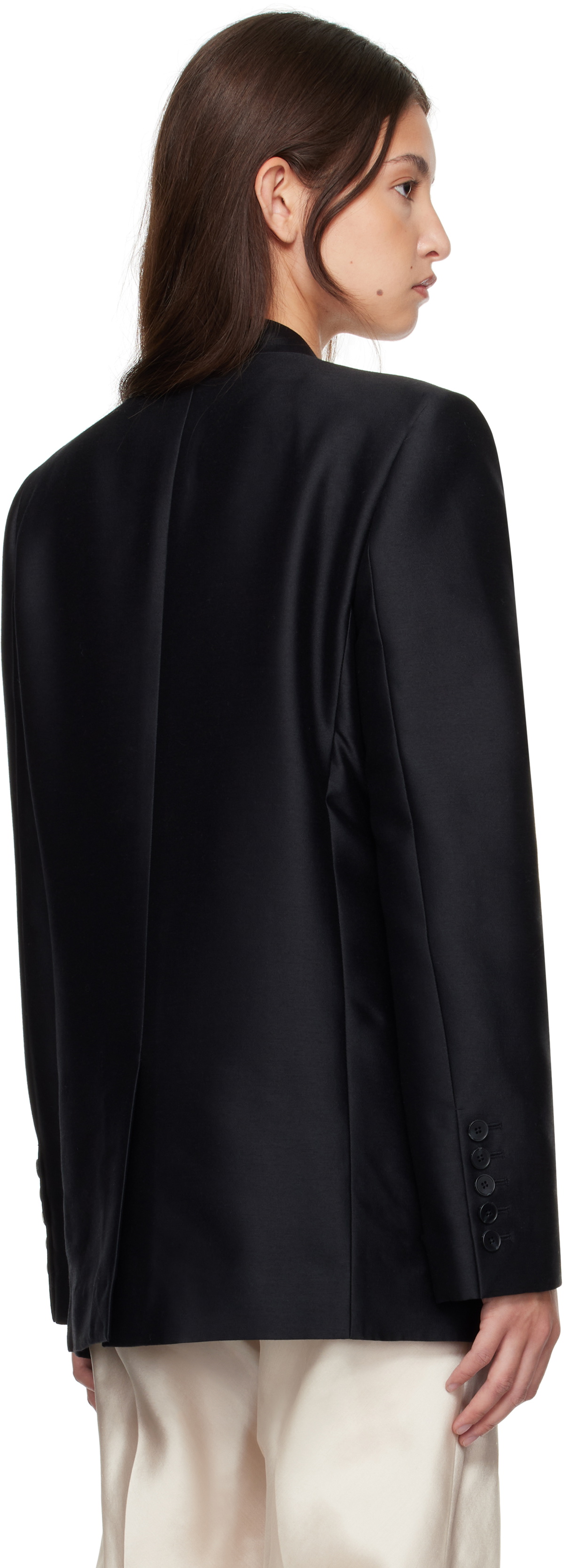 GIA STUDIOS Black Annie H Blazer GIA STUDIOS