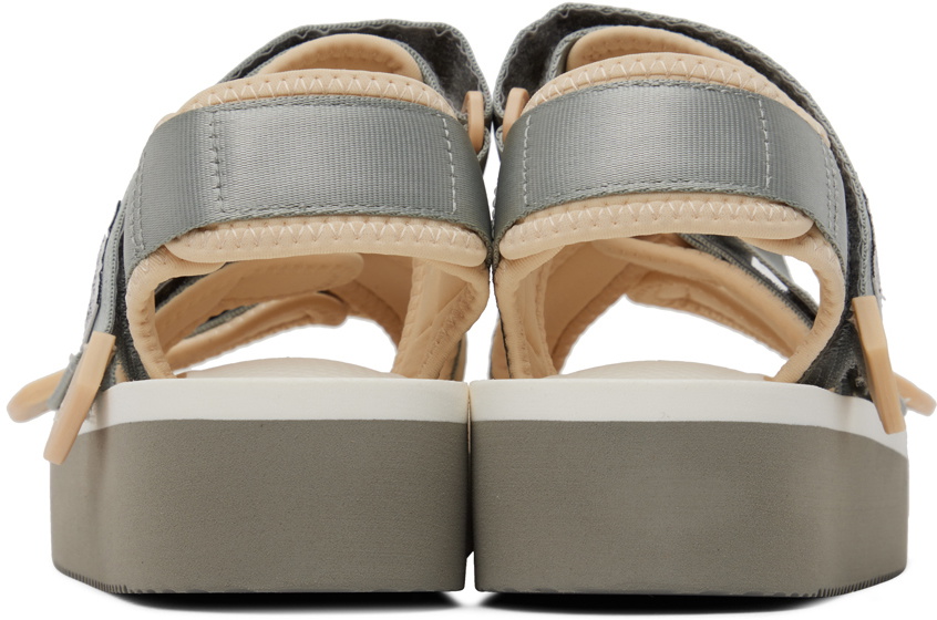 Suicoke Gray & Beige KISEE-PO Sandals Suicoke