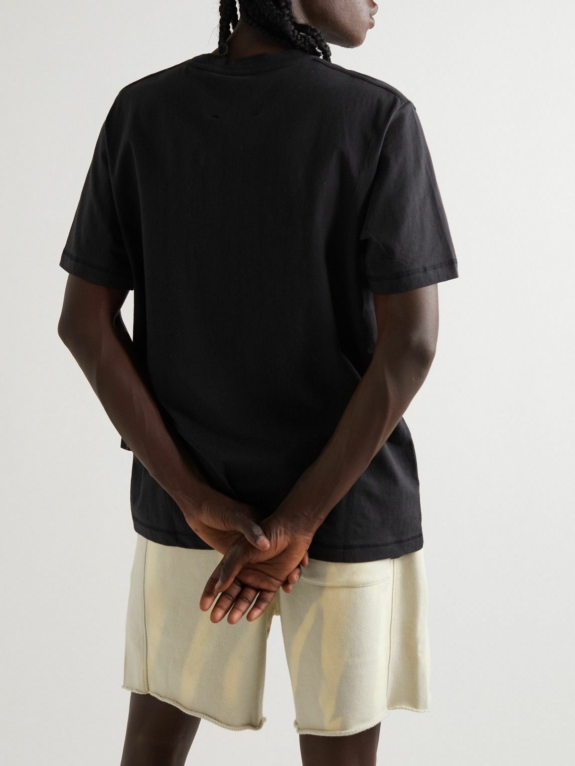 HAYDENSHAPES - Shapers Logo-Print Cotton-Jersey T-Shirt - Black ...