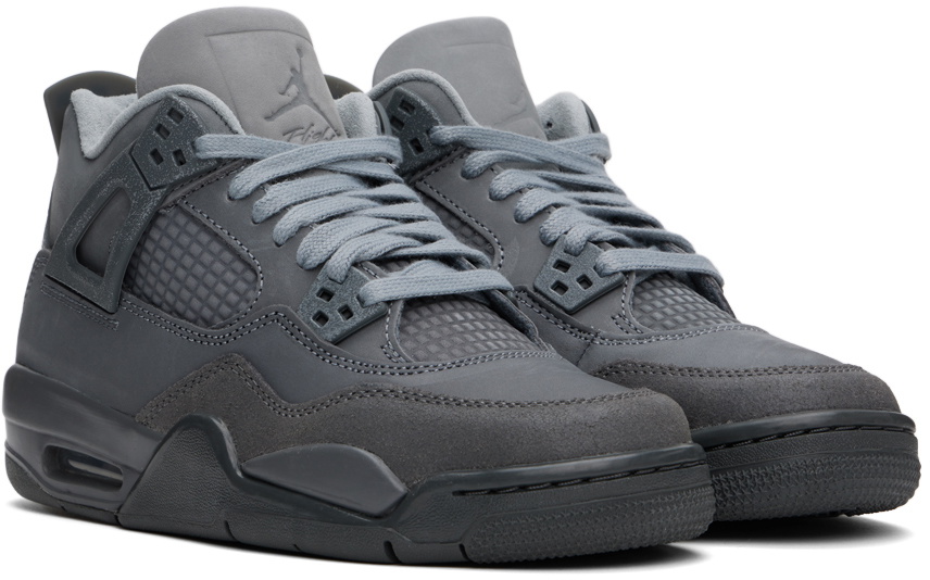 Nike Jordan Big Kids Gray Air Jordan 4 Retro SE Sneakers Nike Jordan Brand