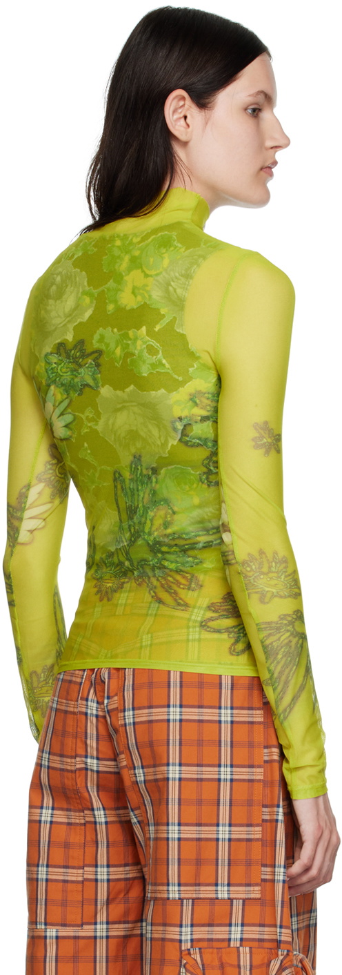 Collina Strada Green Cardio Nova Turtleneck Collina Strada