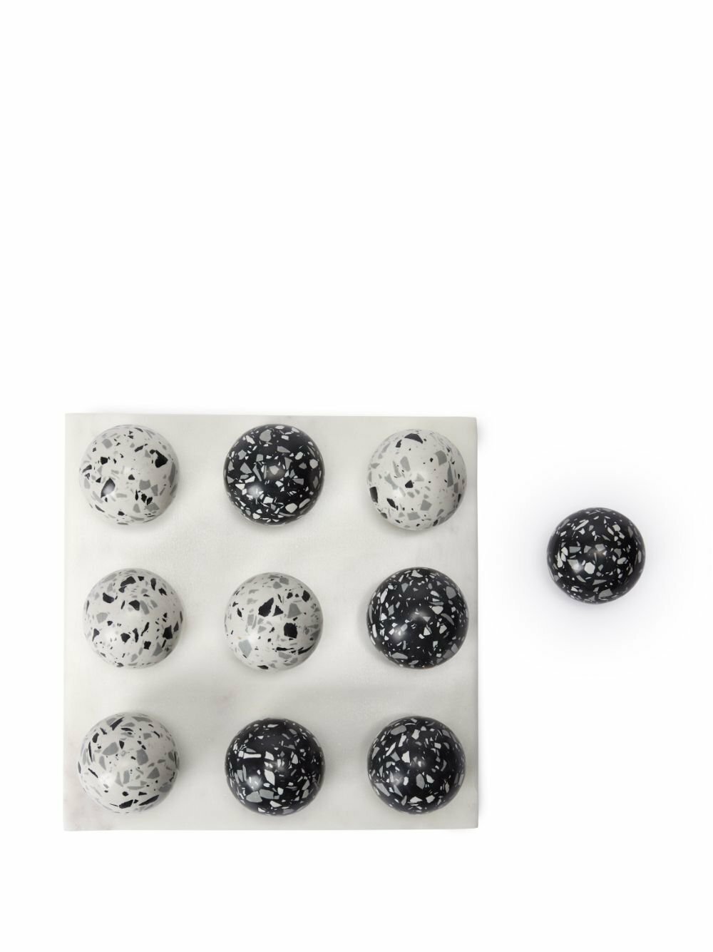 The Conran Shop Pietra Tic Tac Toe Game (25cm X 25cm) The Conran Shop