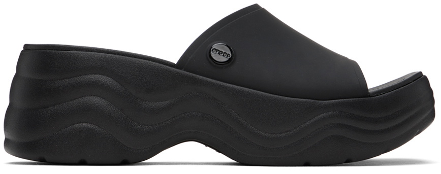 Crocs Black Skyline Slides Crocs