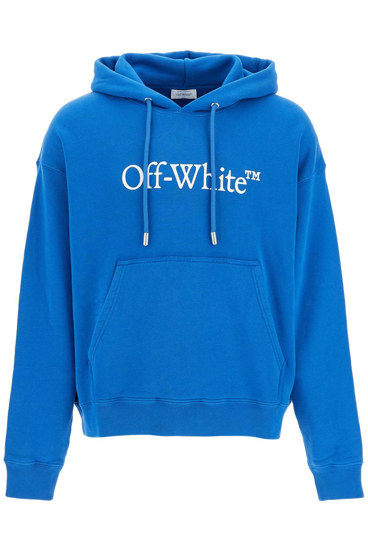 OFF-WHITE hooded sweatshirt with logo print Blue Off-White