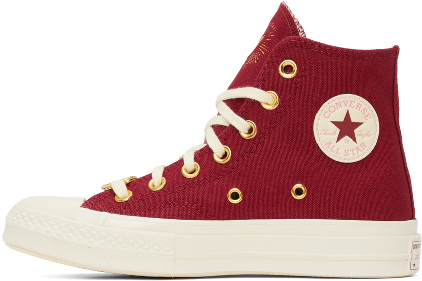 Converse Red Chuck 70 Hearts Sneakers Converse
