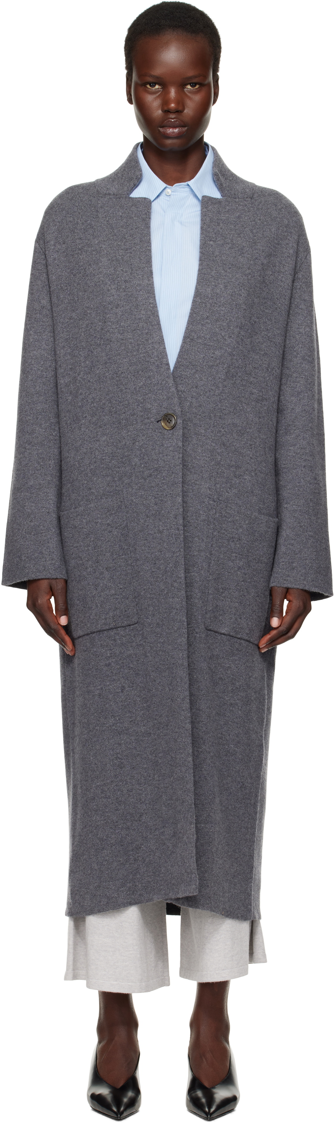 LISA YANG Gray Amie Coat Lisa Yang