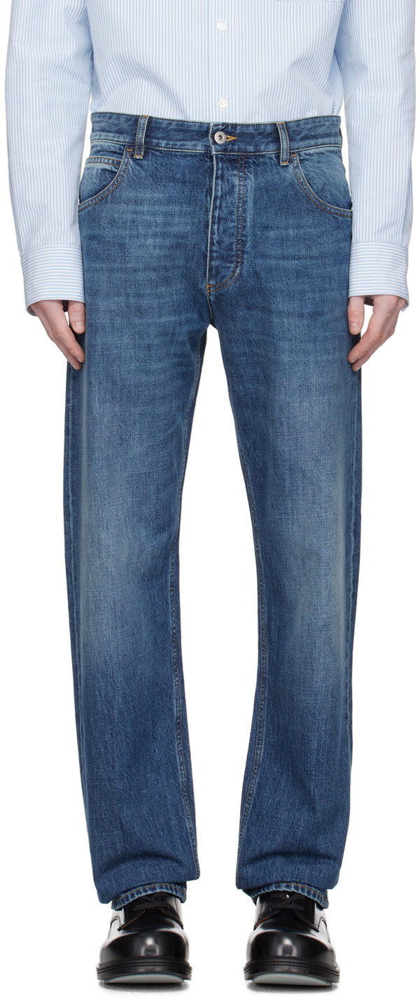 Bottega Veneta Blue Straight Jeans Bottega Veneta