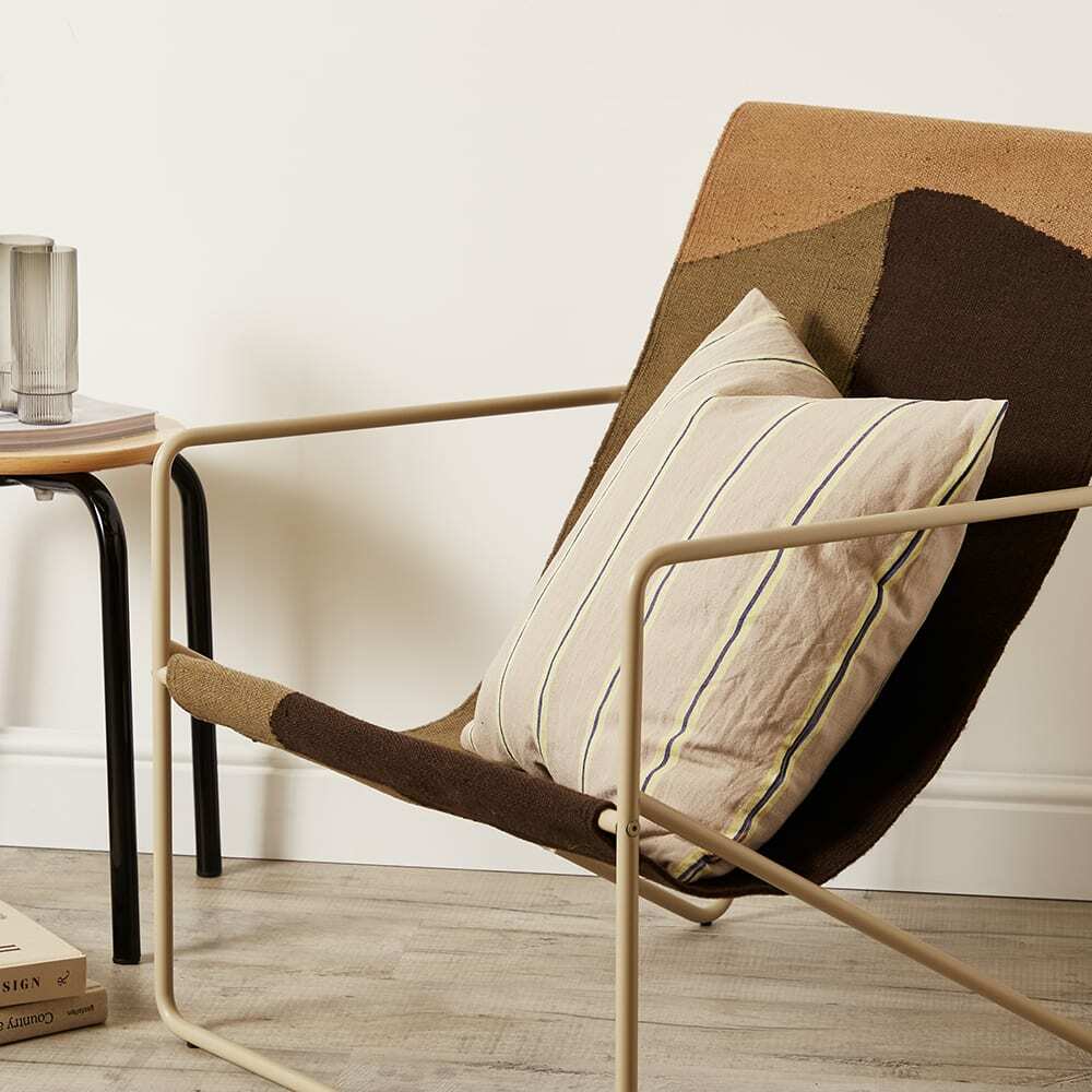 Ferm Living Desert Lounge Chair in Cashmere/Dune ferm LIVING