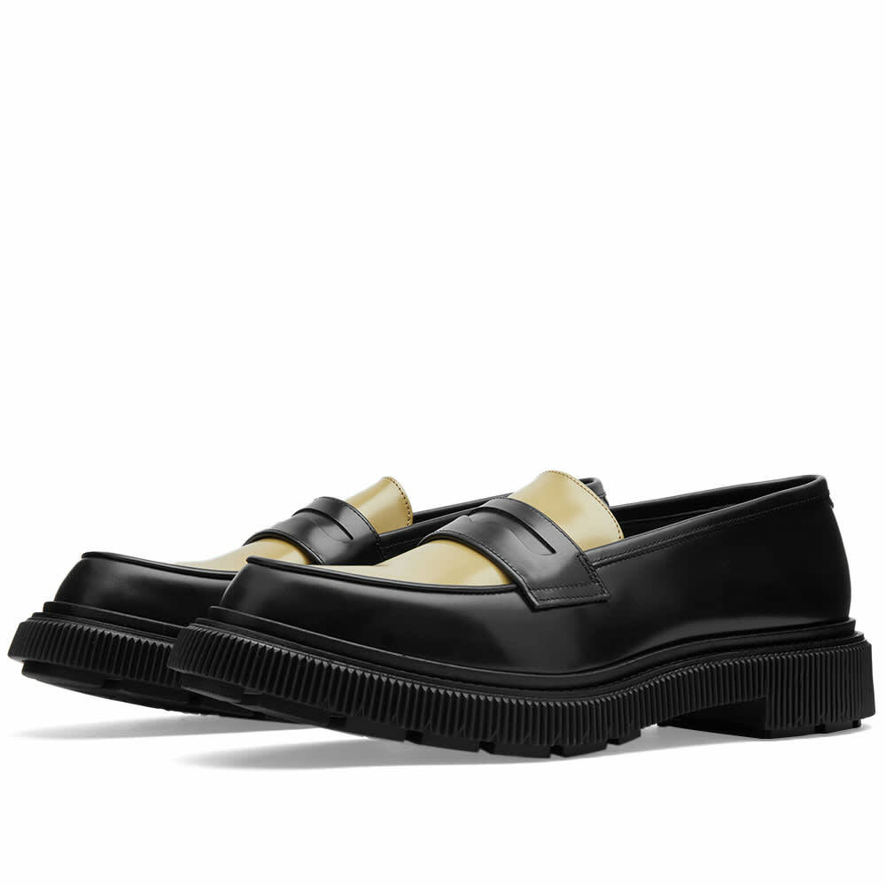 Adieu Men's 159 Piping Loafer in Black Adieu