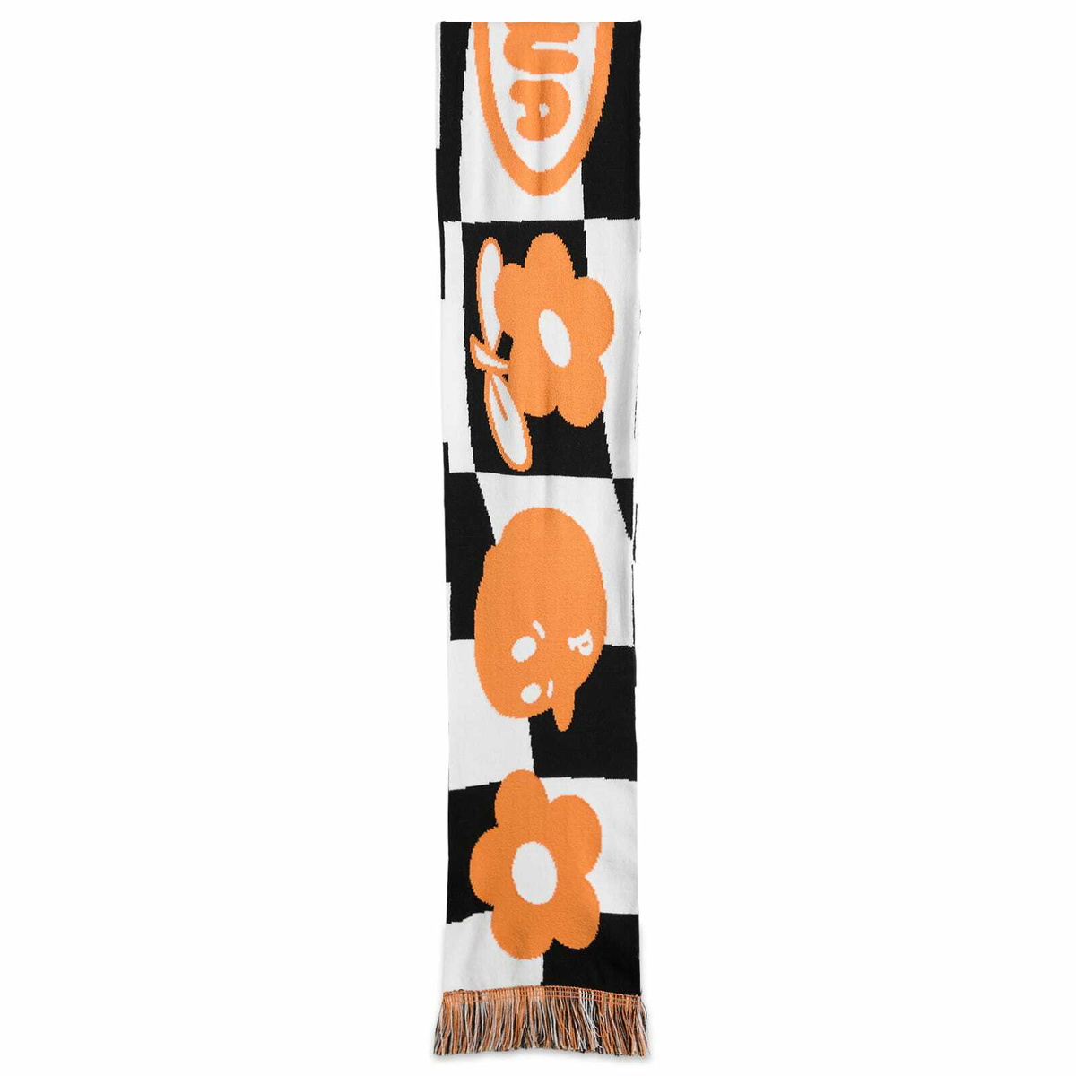 Pawa Speed Sports Men's Racing Scarf in Black/White Pawa Speed Sports