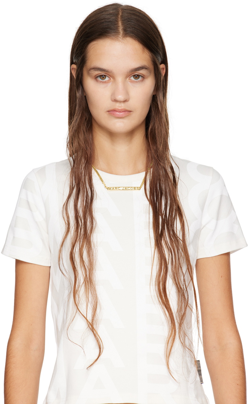 Marc Jacobs Gold 'The Monogram Chain' Necklace Marc Jacobs