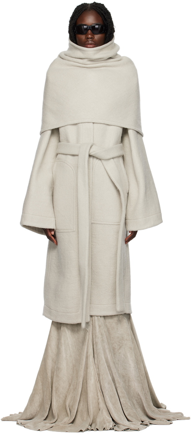 Rick Owens Off-White Dagger Coat Rick Owens