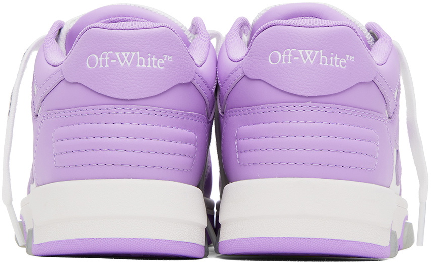 Off-White Purple & White Out Of Office Sneakers Off-White