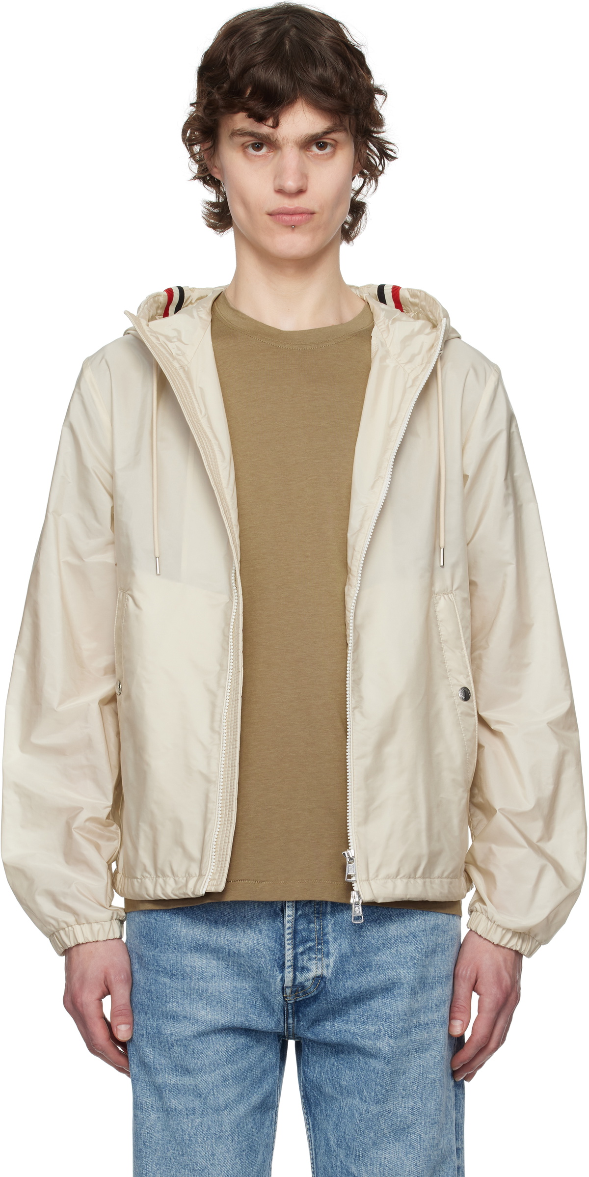 Moncler Beige Grimpeurs Hooded Jacket Moncler