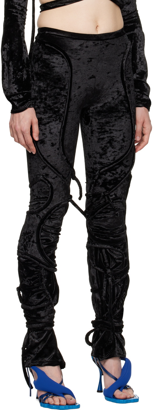 Ottolinger Black Multiline Lounge Pants Ottolinger