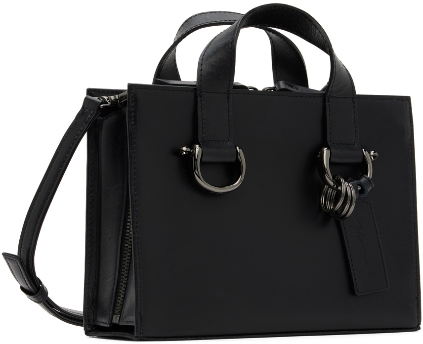 Yohji Yamamoto Black Mini D-Ring Bag Yohji Yamamoto