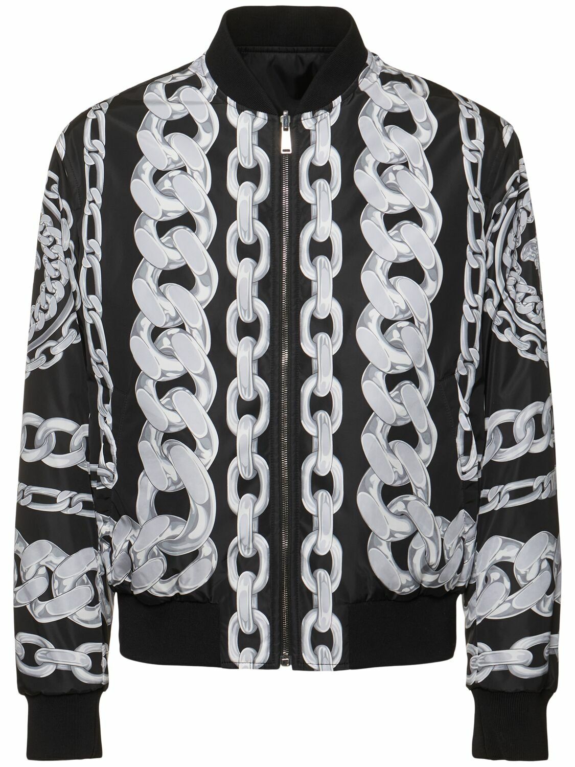 VERSACE Reversible Chain Print Jacket Versace