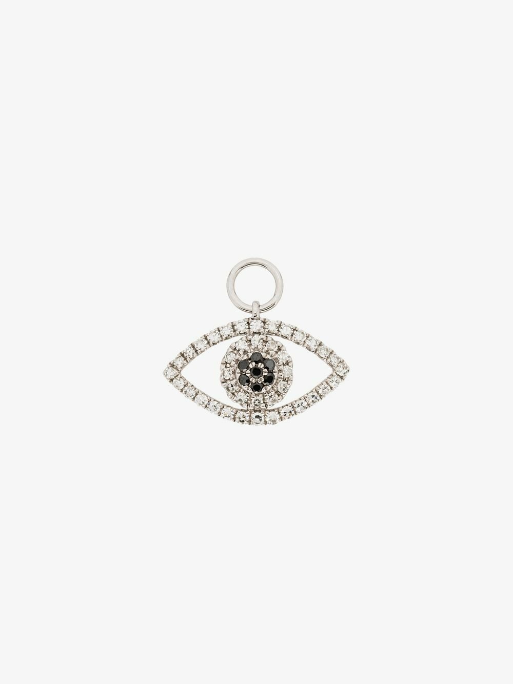 Roxanne First 14K White Gold Evil Eye Diamond Charm Roxanne First