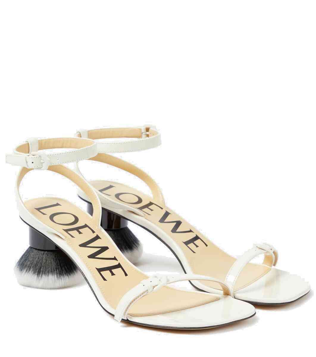 Loewe Petal Brush leather sandals Loewe