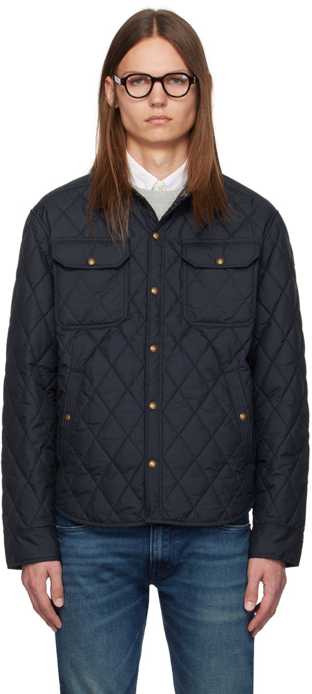 Polo Ralph Lauren Navy Quilted Jacket Polo Ralph Lauren