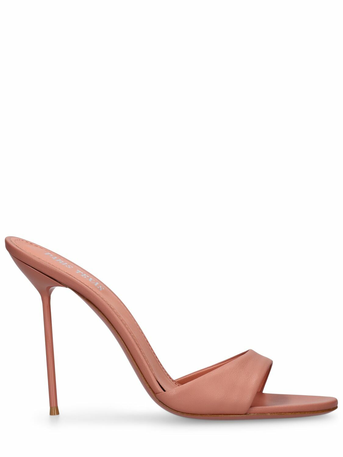 PARIS TEXAS 105mm Lidia Leather Mules Paris Texas