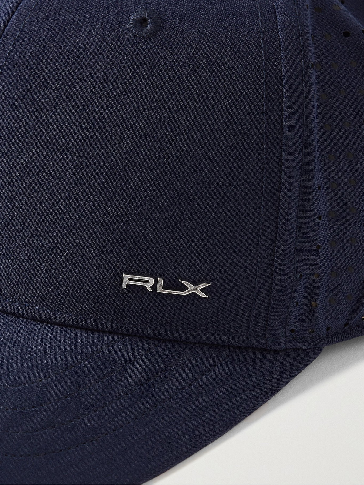RLX Ralph Lauren - Logo-Appliquéd Perforated Recycled Shell Golf Cap ...