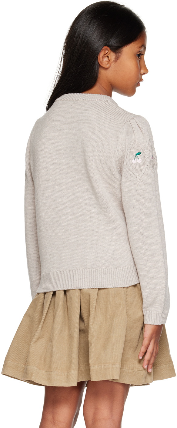 Bonpoint Kids Gray Dalphonza Sweater Bonpoint