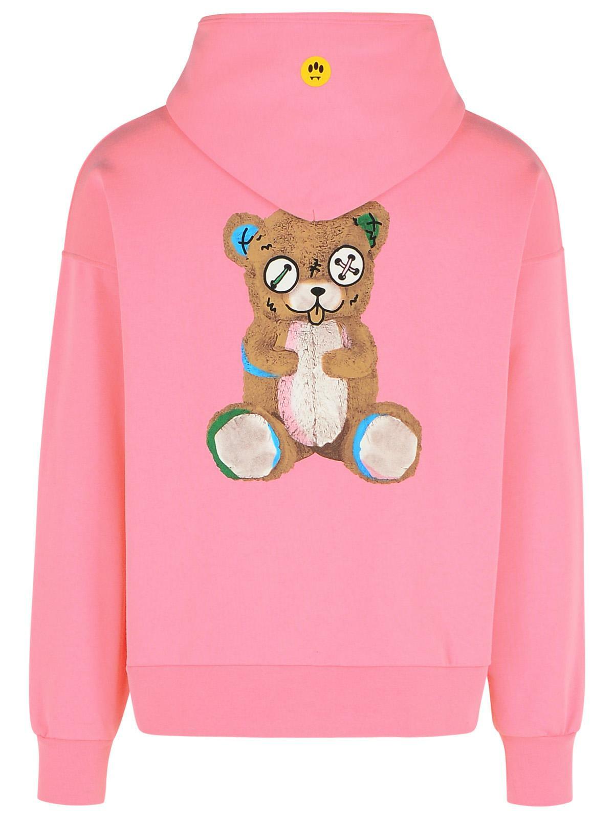 Barrow Pink Cotton Sweatshirt Barrow