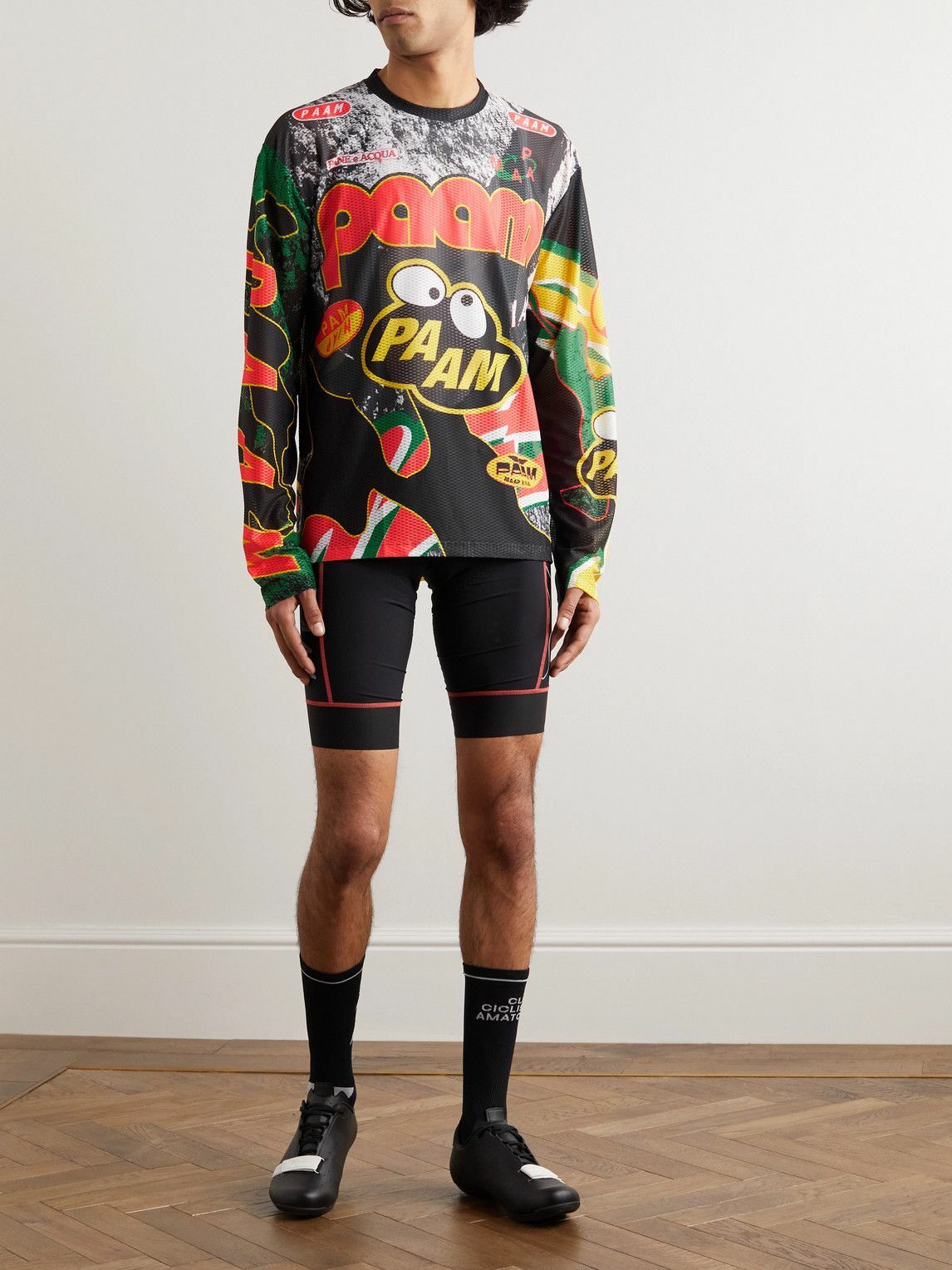 MAAP - P.A.M. PAAM 3.0 Printed Mesh Cycling T-Shirt - Multi MAAP