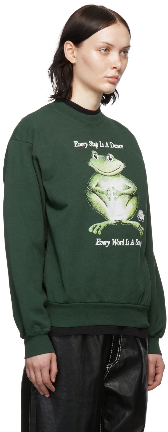 Online Ceramics Green Every Step Is A Dance Sweatshirt Online Ceramics