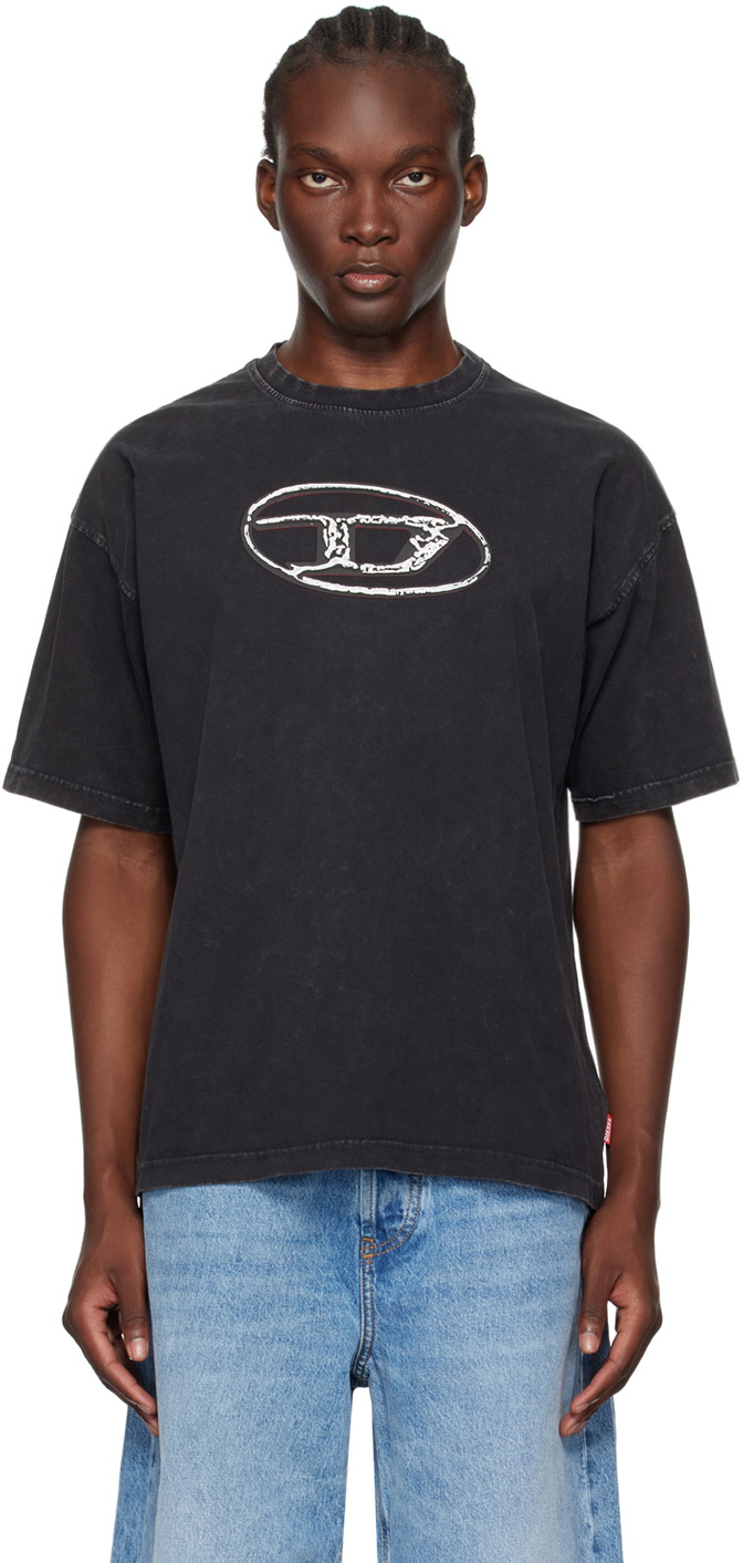 Diesel Black T-Boxt-Q22 T-Shirt Diesel