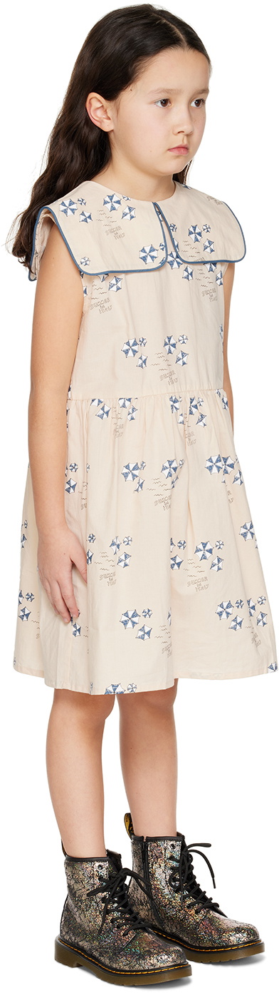 Wander & Wonder Kids Beige Miuccia Dress