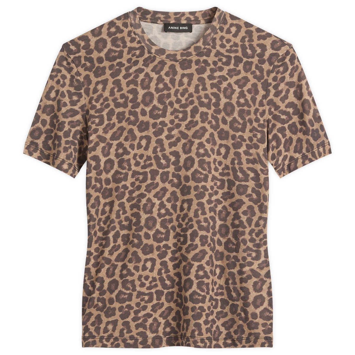 Anine Bing Women's Sylvie T-Shirt in Leopard ANINE BING