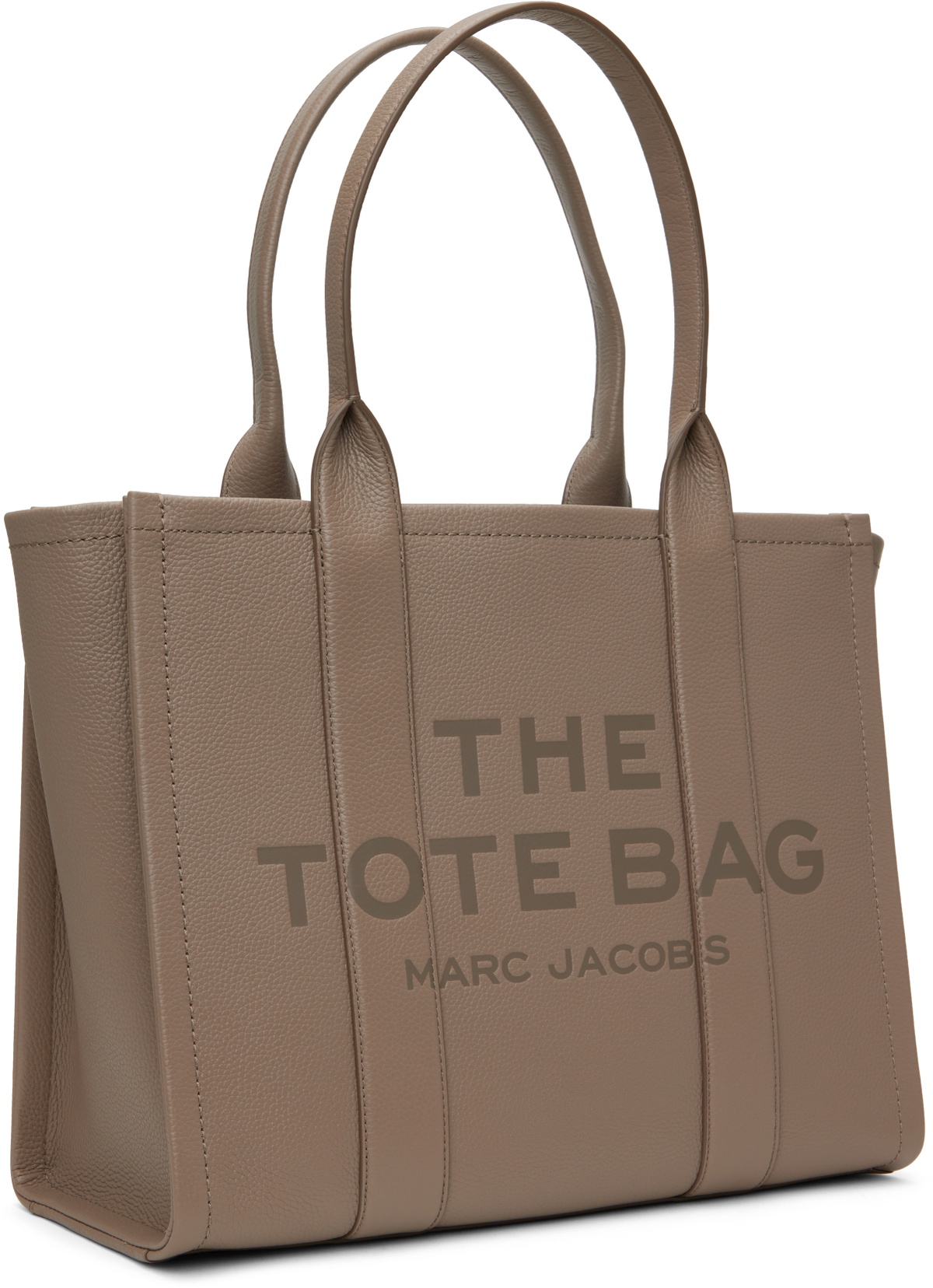 Marc Jacobs Gray 'The Leather Large' Tote Marc Jacobs