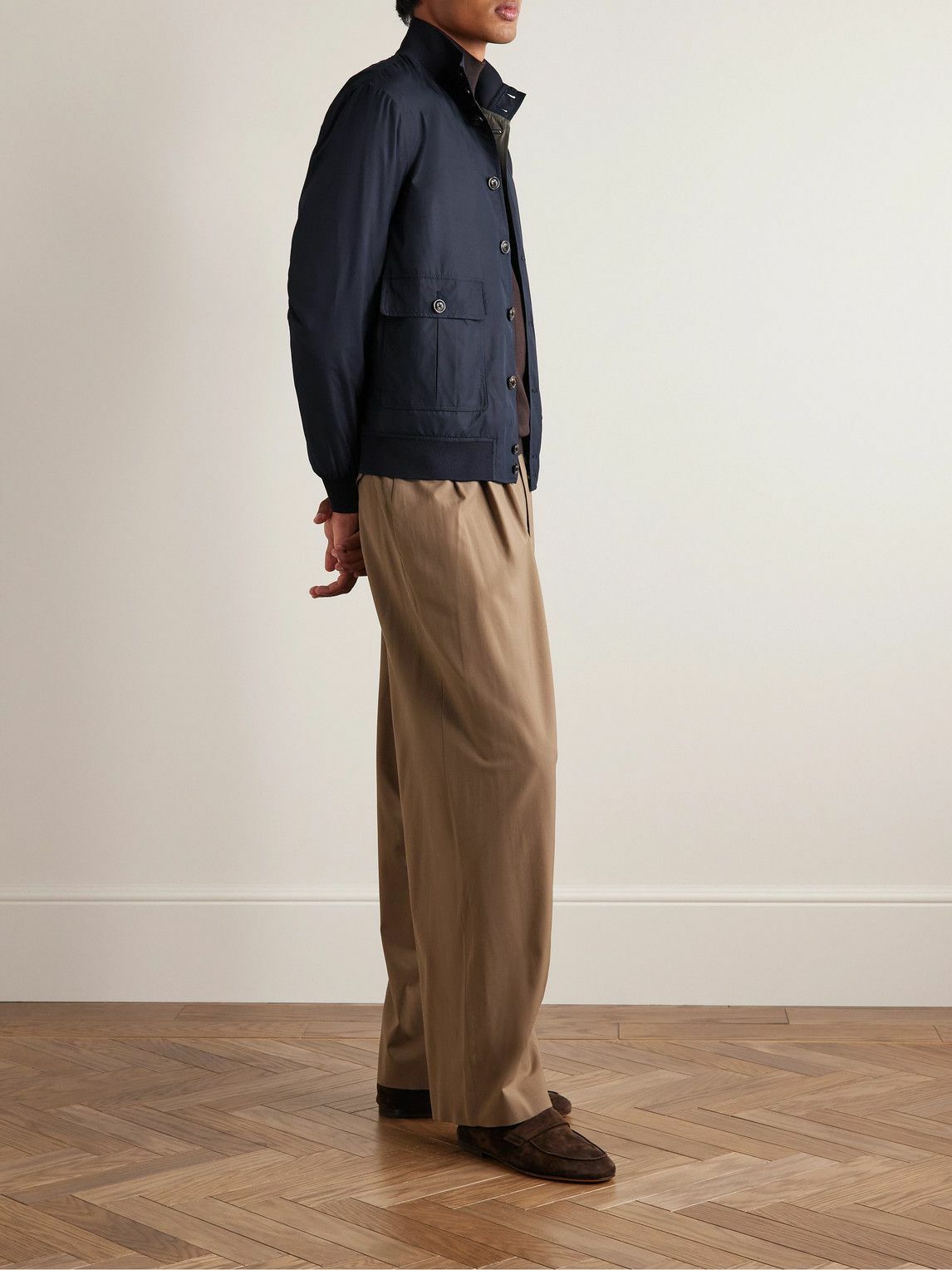 Valstar - Valstarino Shell Bomber Jacket - Blue Valstarino