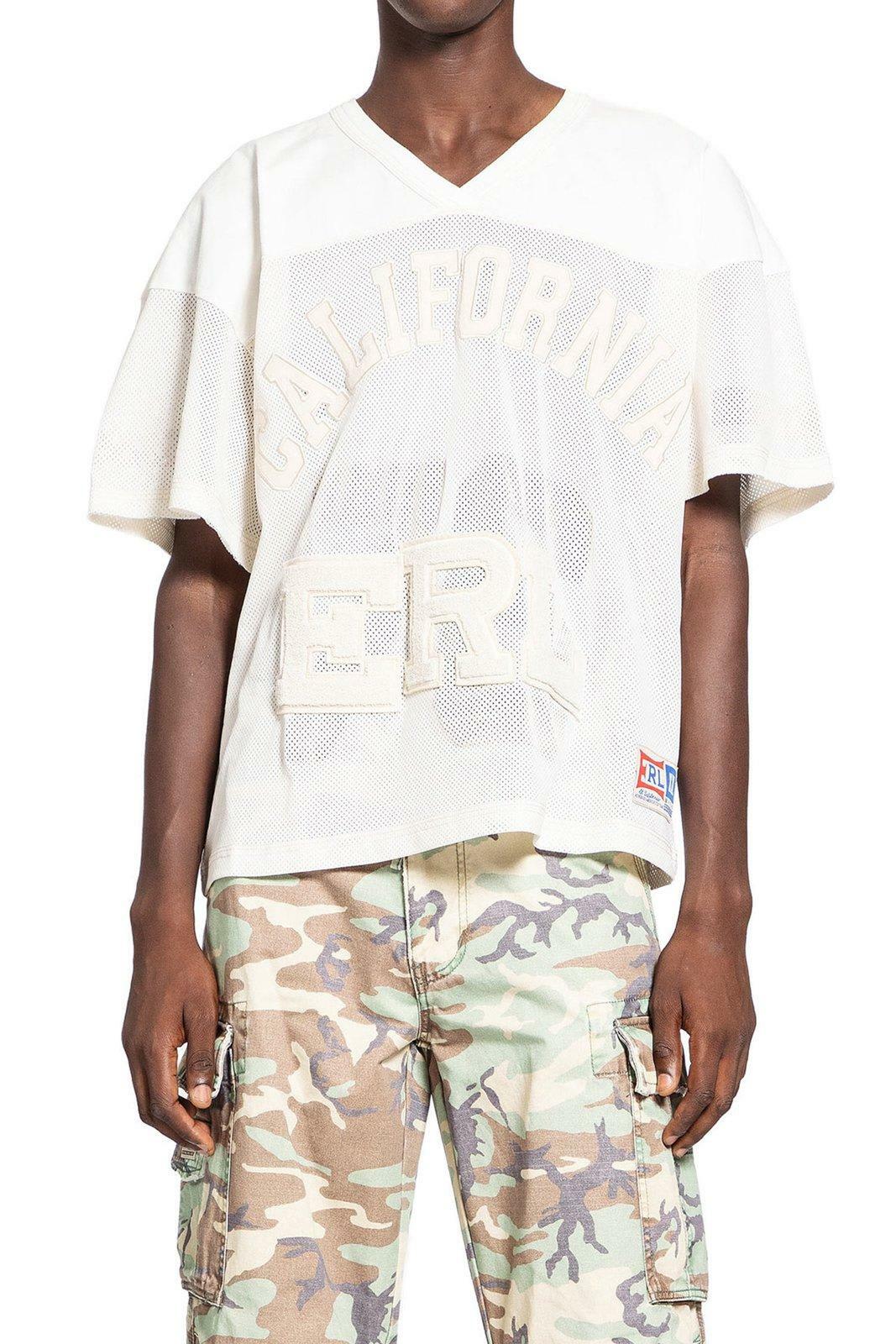 ERL - Oversized Printed Cotton-Jersey T-Shirt - Blue ERL ERL - Oversized Printed Cotton-Jersey T-Shirt - Blue ERL